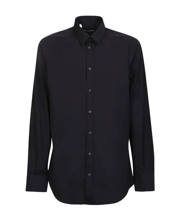 Dolce & Gabbana Dolce Gabbana Long Sleeved Buttoned Shirt - Black