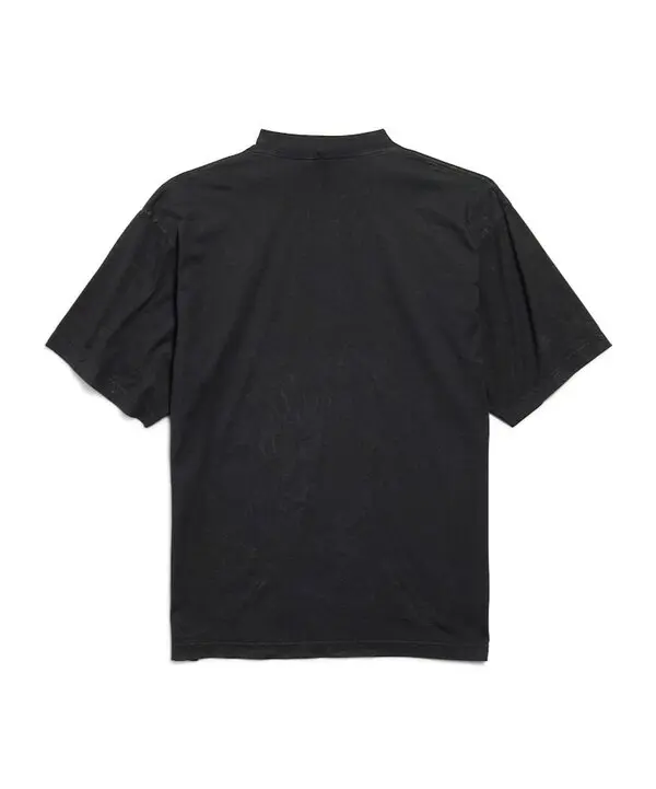 Balenciaga City Of Angels Faded T-shirt - Faded Black