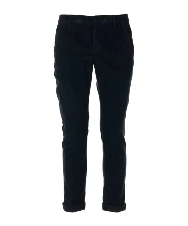 DONDUP Belt Loop Casual Pants - Black