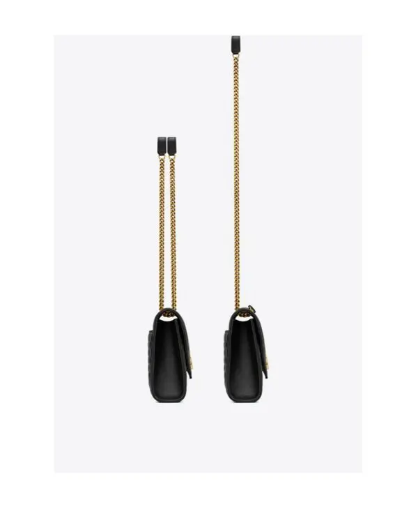 Saint Laurent Envelope Medium Shoulder Bag - Black