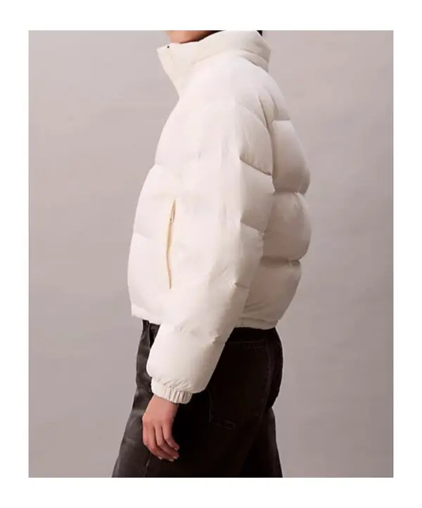 Calvin Klein Short Down Puffer Jacket With Detachable Hood