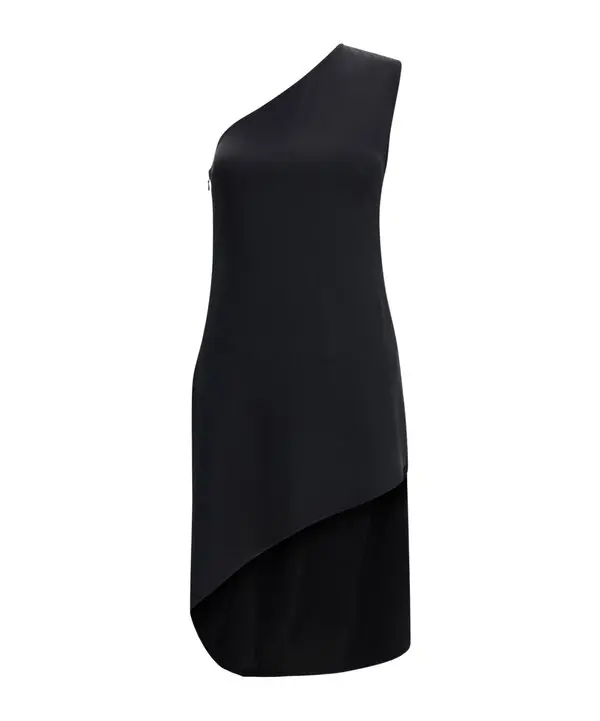COURREGES Asymmetrical One-shoulder Dress