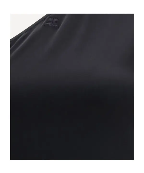 COURREGES Asymmetrical One-shoulder Dress