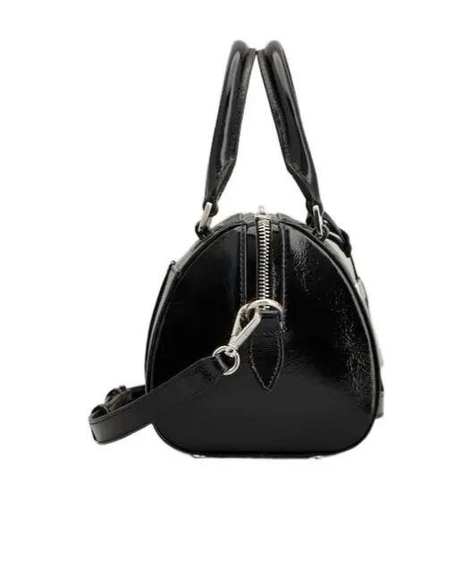 ROGER VIVIER Belle Vivier Mini Bowling Bag - Black