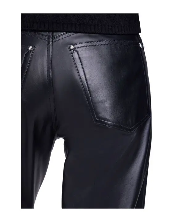 Rabanne Leather Trousers