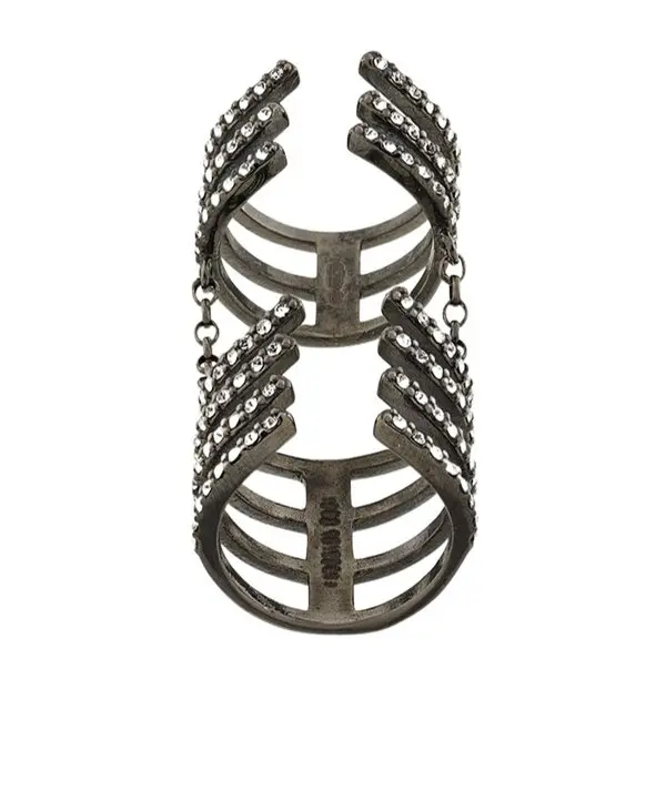 Federica Tosi Embellished Multi-ring - Silver