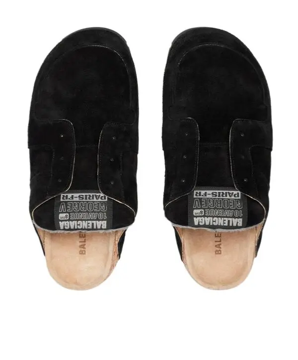 Balenciaga Dumbo Slip-on Mules - Black