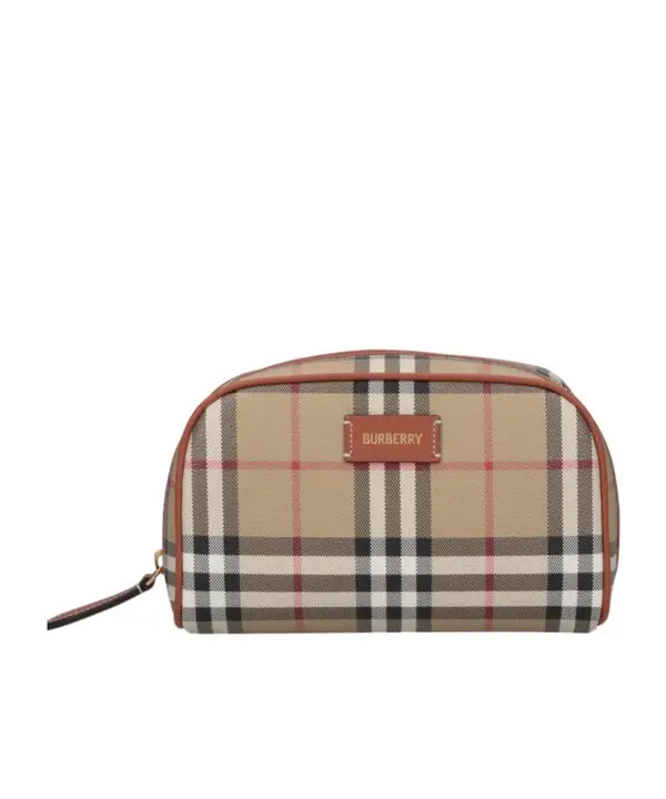 Burberry Small Check Travel Pouch