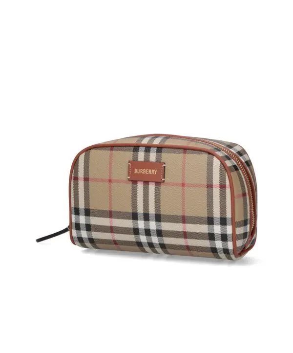 Burberry Small Check Travel Pouch