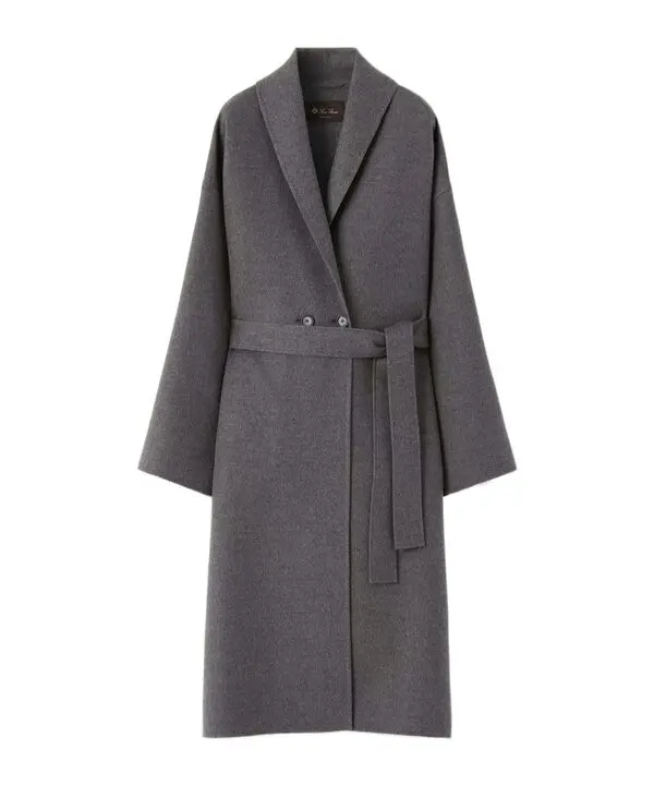 Loro Piana Belted Long-sleeved Coat