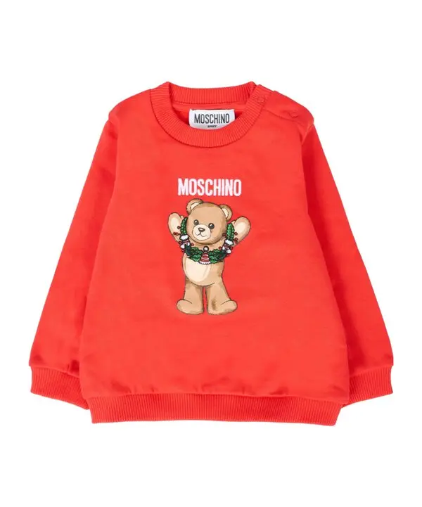 Moschino Bear Print Sweatshirt