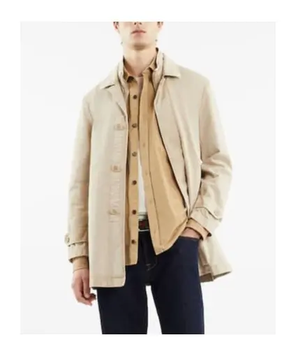 FAY Morning Layered Cotton Coat