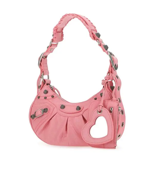 Balenciaga Le Cagole Zipped Xs Shoulder Bag - Light Pink
