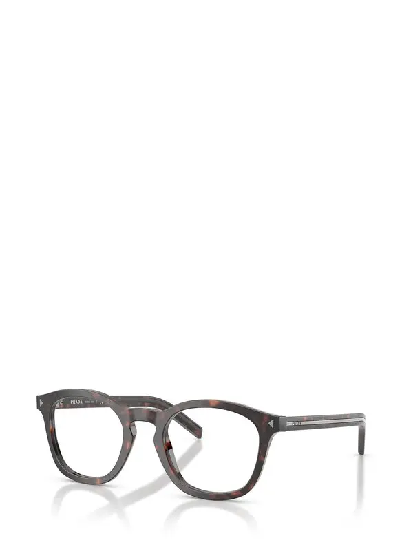 Prada Oval Frame Eyeglasses - Gray