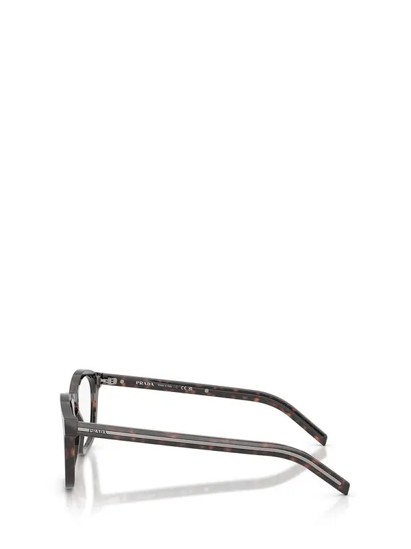 Prada Oval Frame Eyeglasses - Gray
