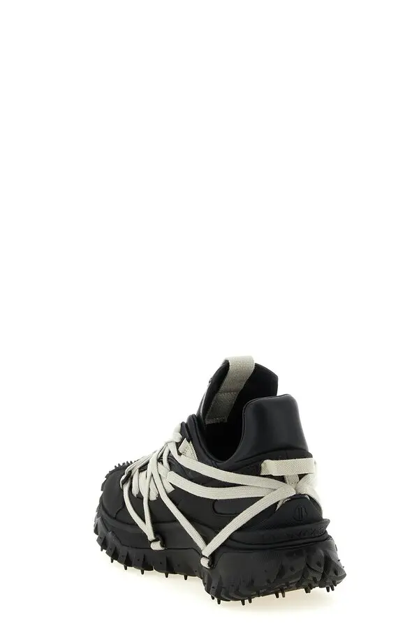 Moncler Trailgrip Megalace Lace-up Sneakers - Black