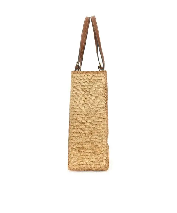 ANYA HINDMARCH Woven Shoulder Bag - Nude