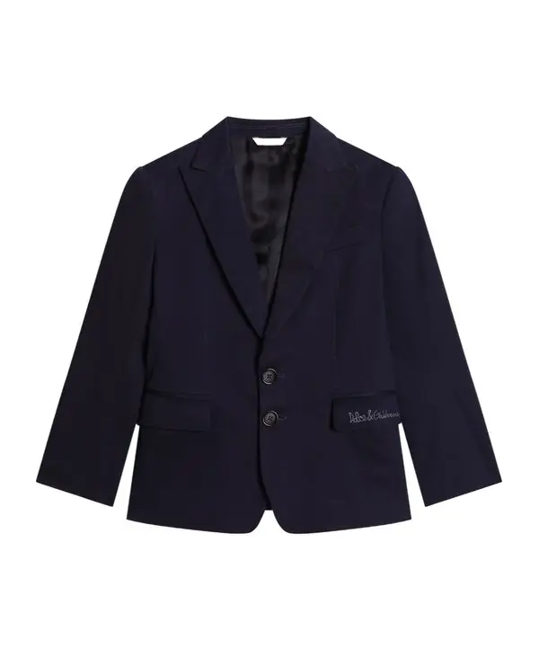 Dolce & Gabbana Embroidered Logo Blazer