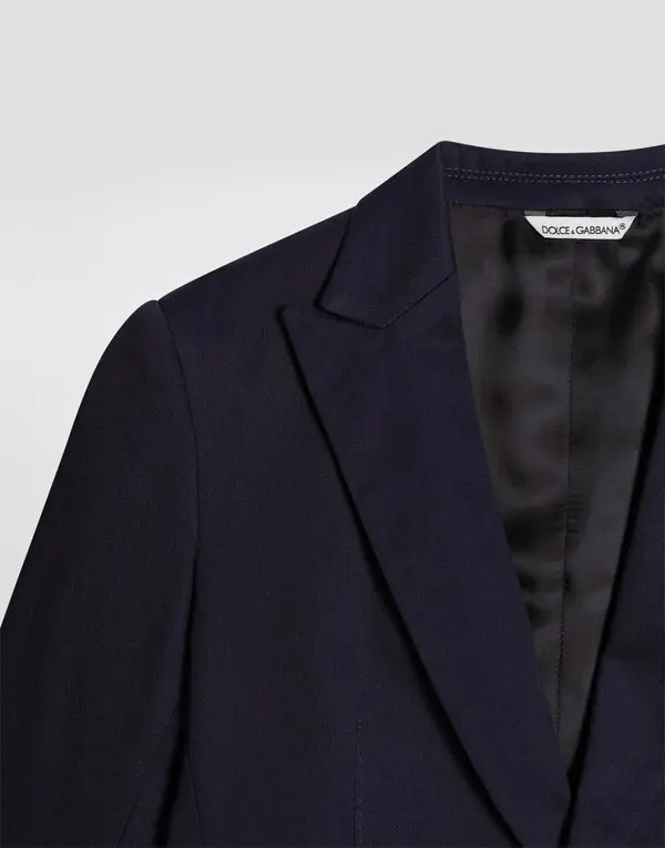 Dolce & Gabbana Embroidered Logo Blazer
