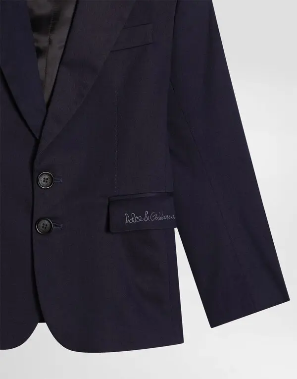 Dolce & Gabbana Embroidered Logo Blazer