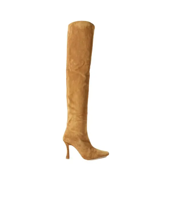 Staud Over The Knee Boots With Trumpet Heels