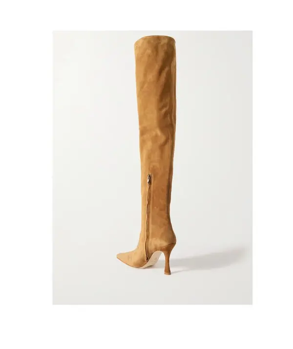 Staud Over The Knee Boots With Trumpet Heels