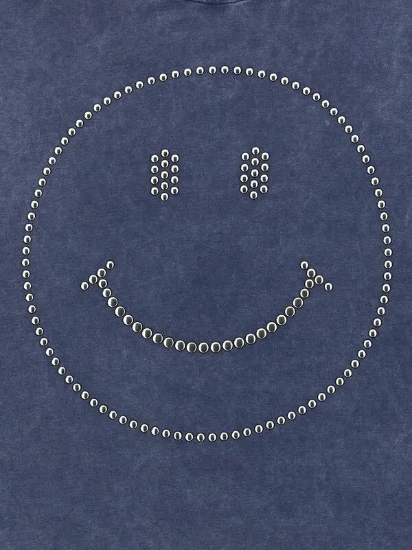 Moschino Stud-embellished Smiley T-shirt