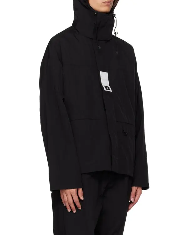 Acne Studios Hooded Jacket With Reflective Face Patch
