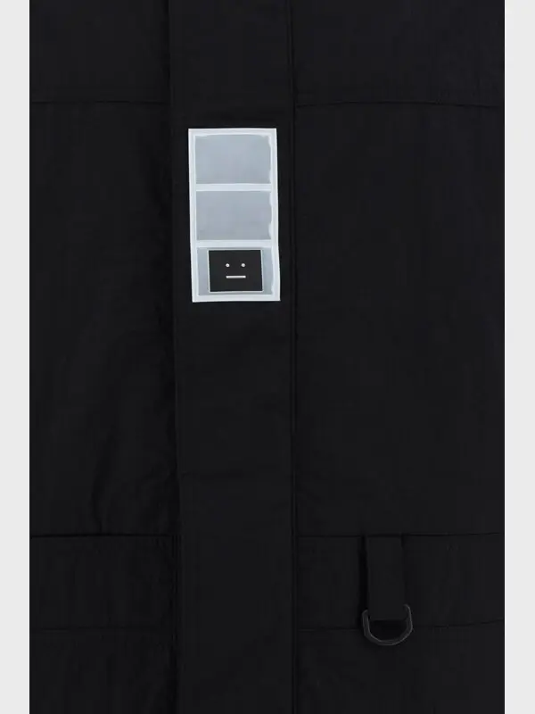 Acne Studios Hooded Jacket With Reflective Face Patch