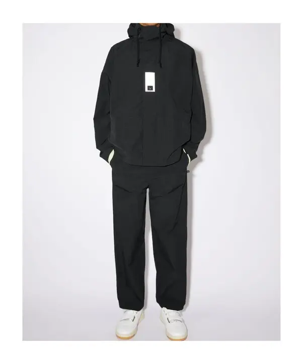 Acne Studios Hooded Jacket With Reflective Face Patch