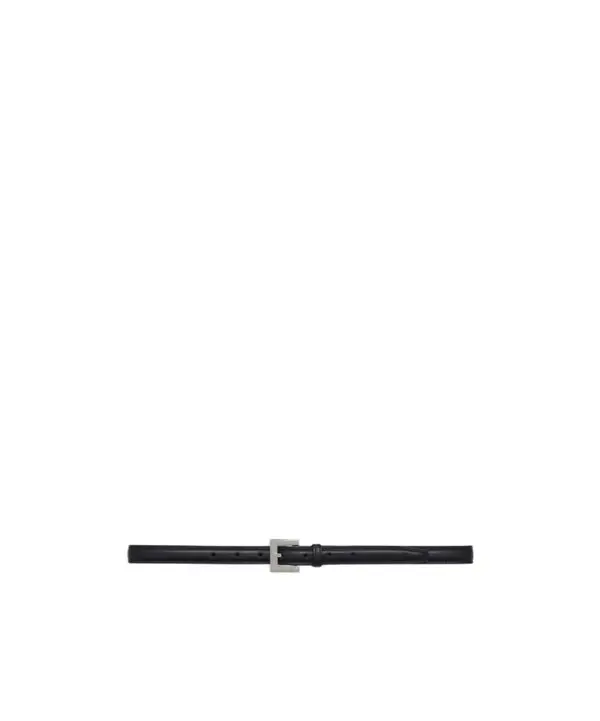 ANINE BING Nicola Buckle Fastened Belt - Black