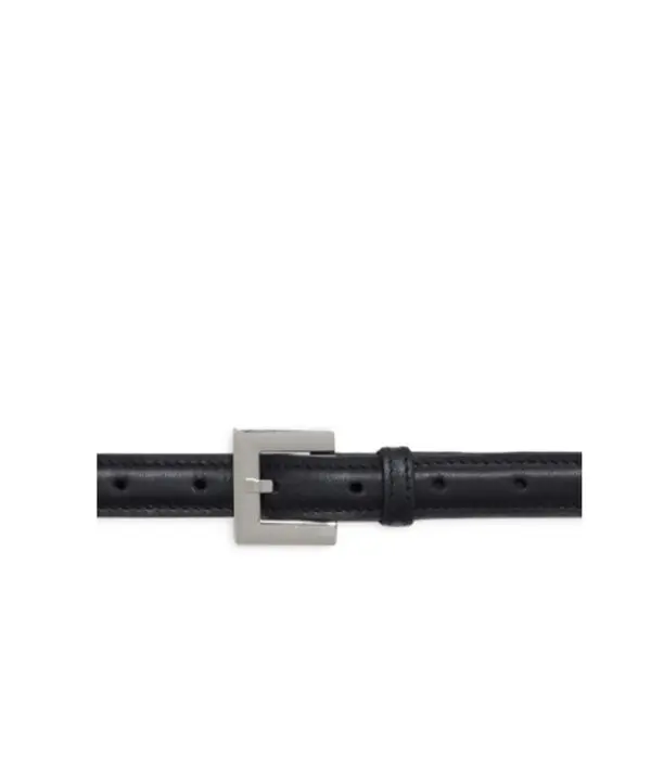 ANINE BING Nicola Buckle Fastened Belt - Black
