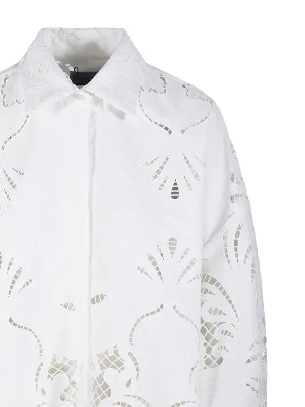 Giuseppe Di Morabito Broderie Anglaise Oversized Shirt
