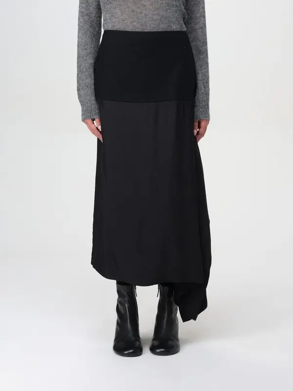 JIL SANDER Asymmetrical Midi Skirt