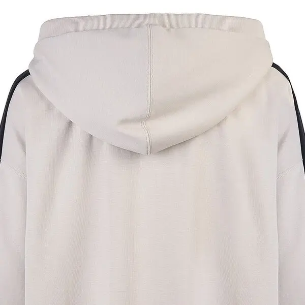 Max Mara Long Sleeve Zip Up Hoodie With Side Detail