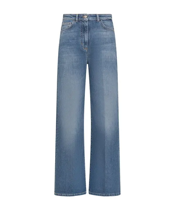 Seventy High-waist Straight-leg Jeans - Blue