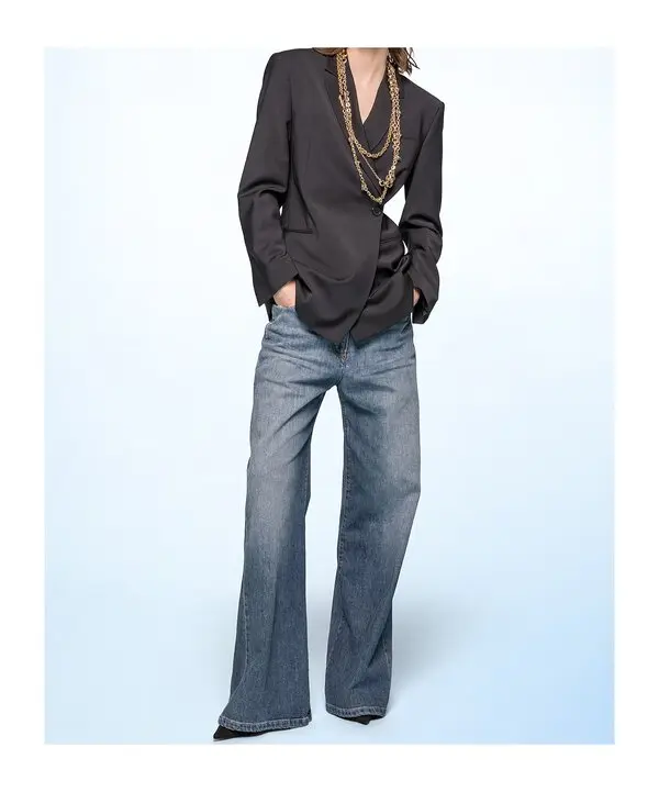 Seventy High-waist Straight-leg Jeans - Blue
