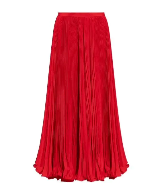 Balmain Pleated Maxi Skirt
