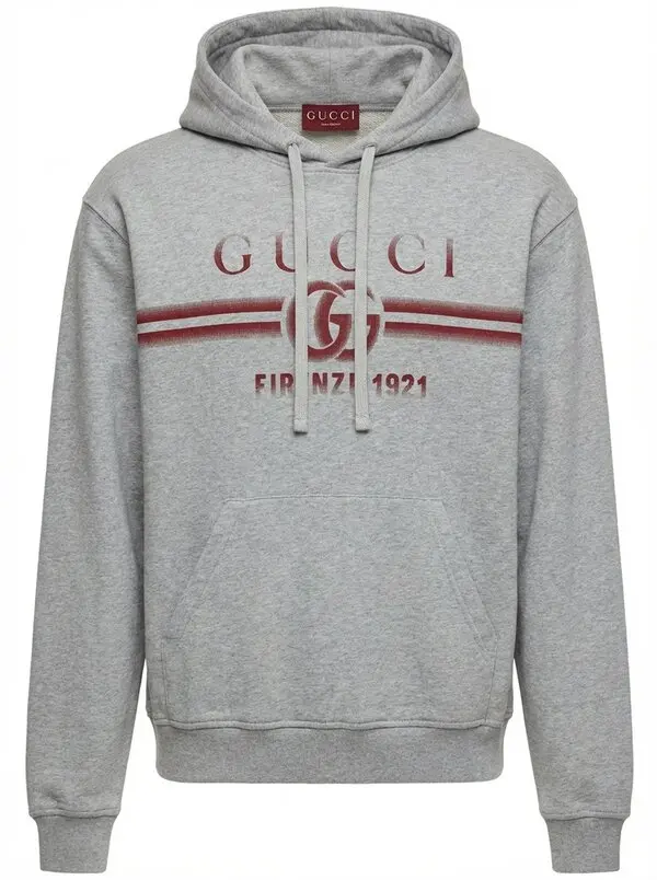 Gucci Jersey Hooded Sweatshirt With Logo