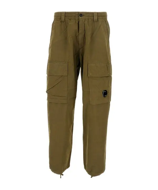 C.P. COMPANY Microreps Boxy Cargo Lens Pants - Green