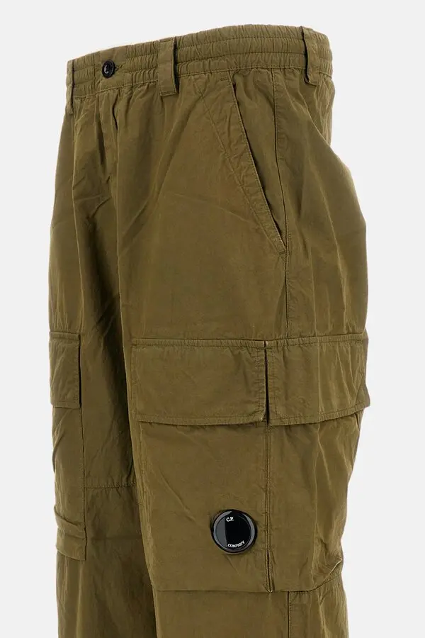 C.P. COMPANY Microreps Boxy Cargo Lens Pants - Green