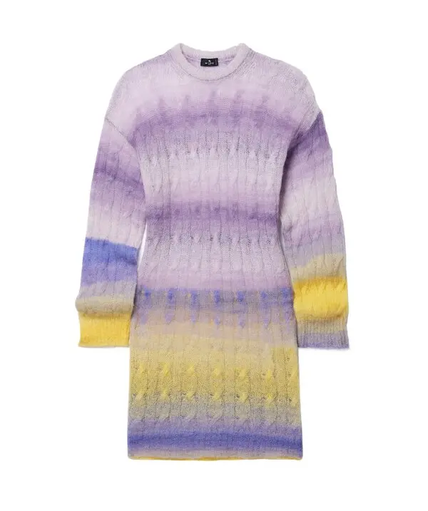 Etro Long Sweater With Fading Effect - No