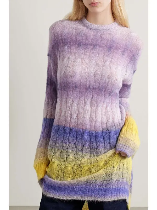 Etro Long Sweater With Fading Effect
