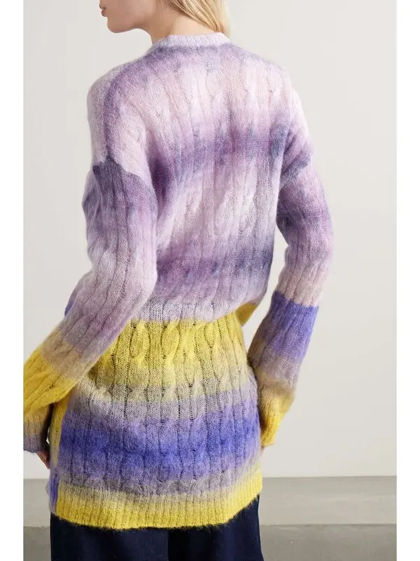 Etro Long Sweater With Fading Effect