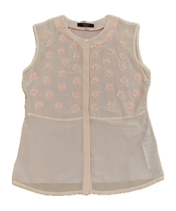 Max Mara Sleeveless Top With Graphic Pattern - No