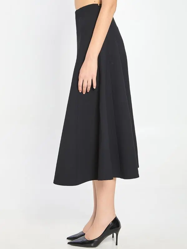 Jacquemus High Waisted Flared Maxi Skirt