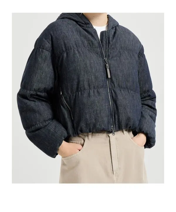 Brunello Cucinelli Zip-up Hooded Jacket - Black