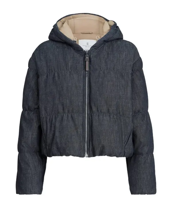 Brunello Cucinelli Zip-up Hooded Jacket - No
