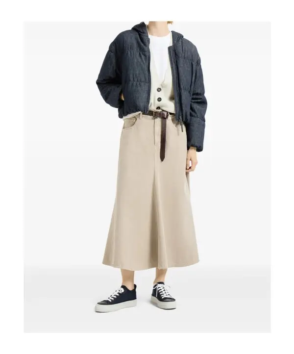 Brunello Cucinelli Zip-up Hooded Jacket - No