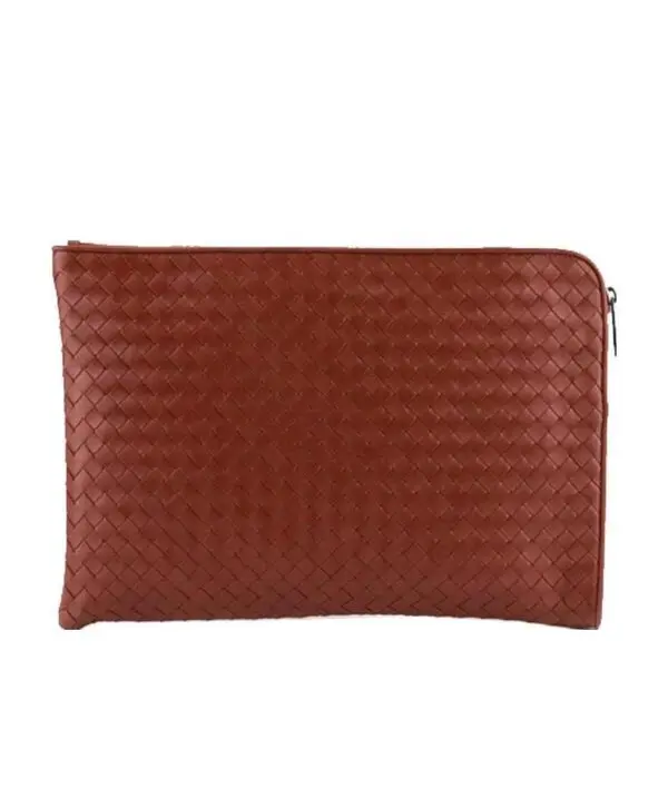 Bottega Veneta Intrecciato Clutch - Red